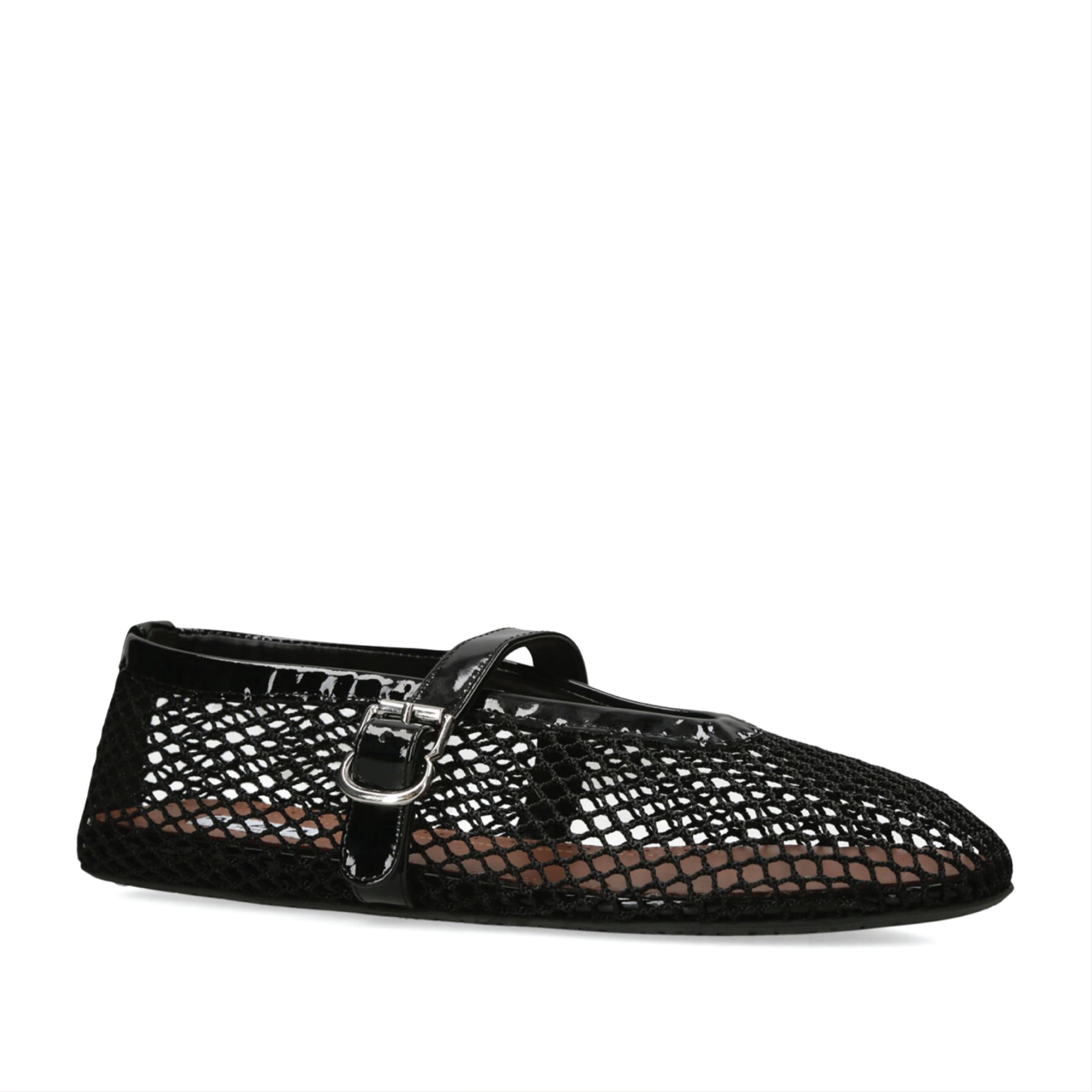 Mesh Ballet Flats with Buckle Strap MaryJane shoe – Karen Thomas
